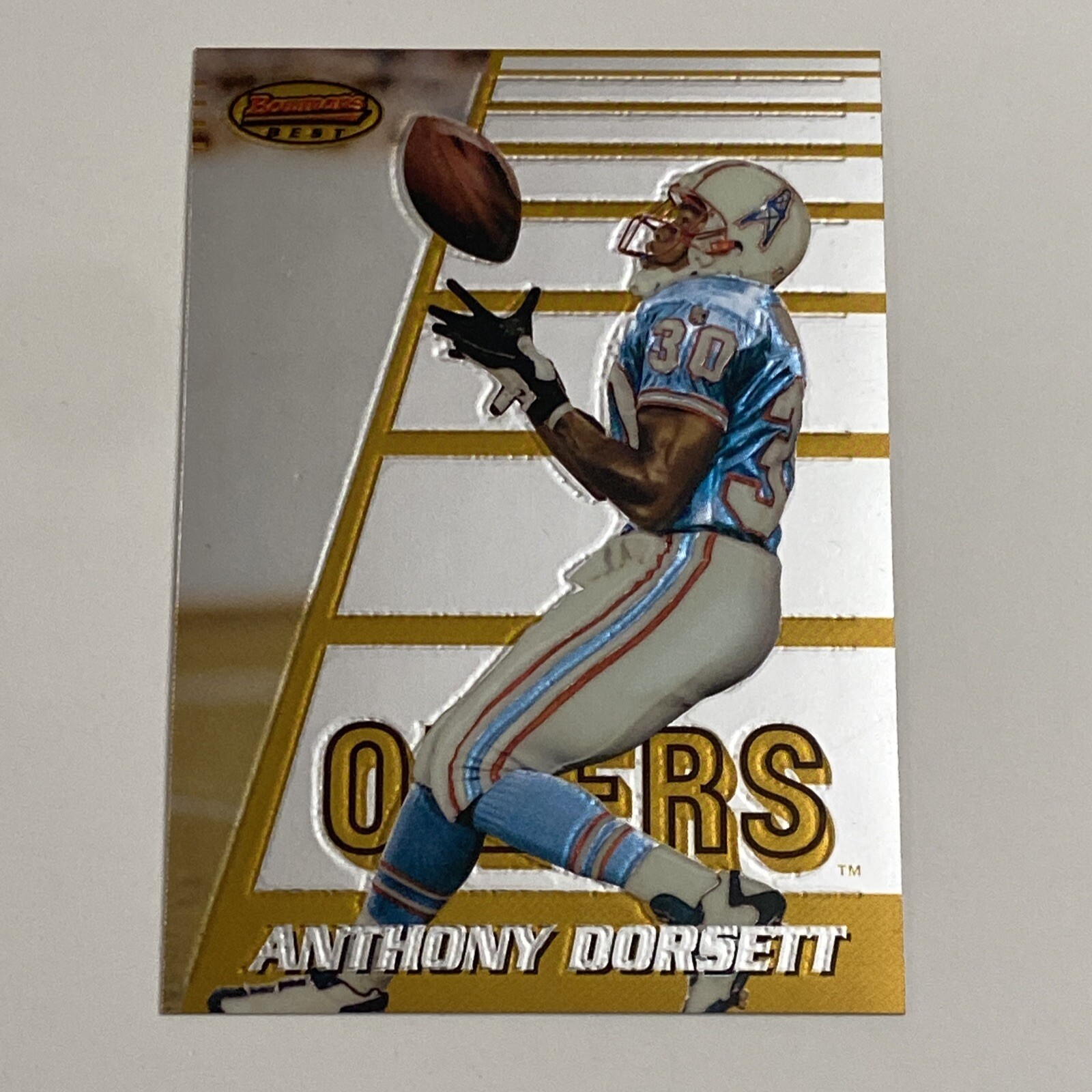 1996 Bowmans Best Anthony Dorsett #178 Rookie RC Houston Oilers | eBay