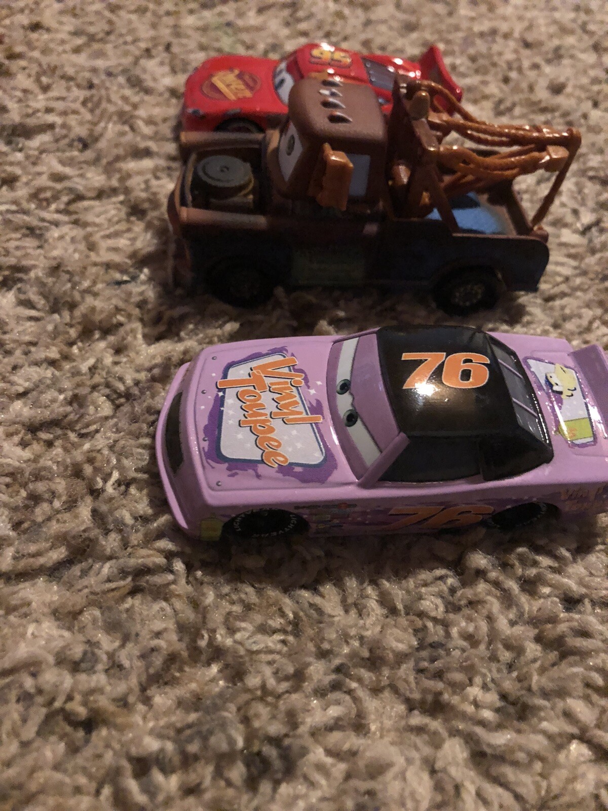disney pixar cars diecast mater lightning mcqueen and crusty rotor | eBay