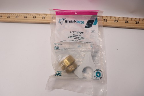 Sharkbite Cap Push To Connect Plumbing Fitting PVC Brass UIP514 ...