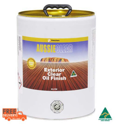 Aussie Clear 20L Decking Oil. For All Mid To Dark Toned Hardwood ...