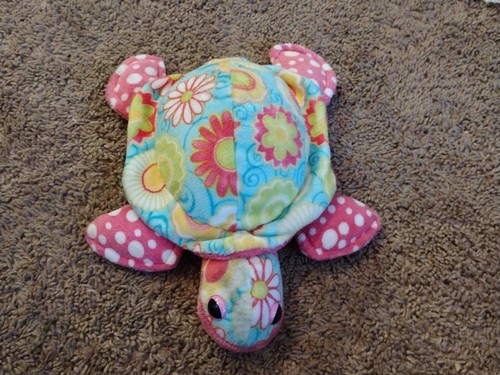 Douglas The Cuddle Toy Colorful Mod Floral Print Plush Turtle 12" So ...