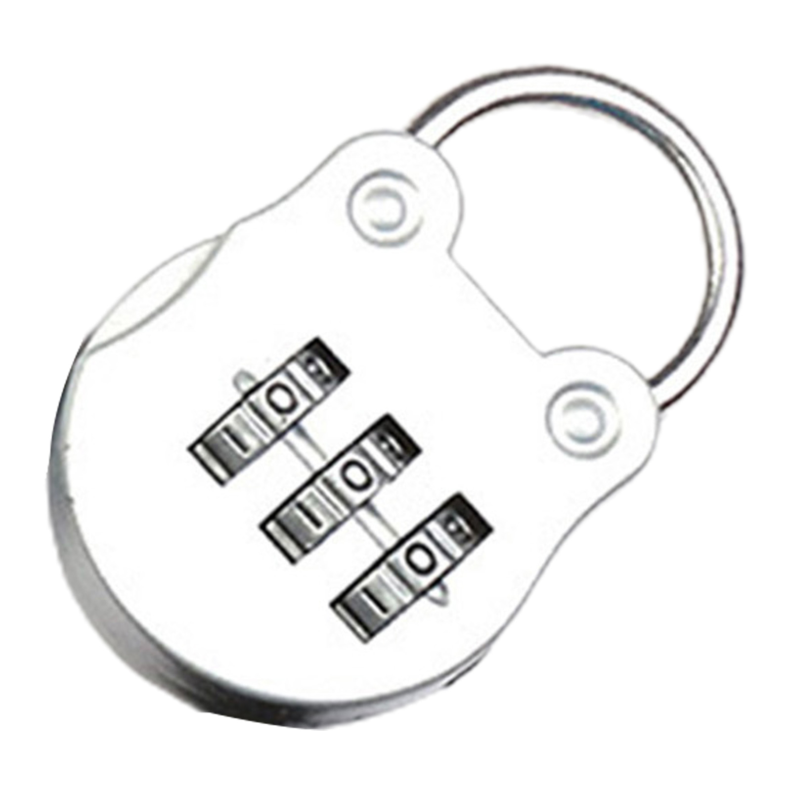 Suitcase Code Lock Vibrant Color Convenient 3 Digit Combination Padlock ...