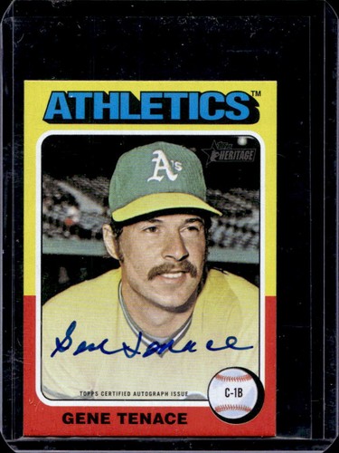2024 Topps Heritage Mini Gene Tenace Real One Auto #ROA-GT | eBay
