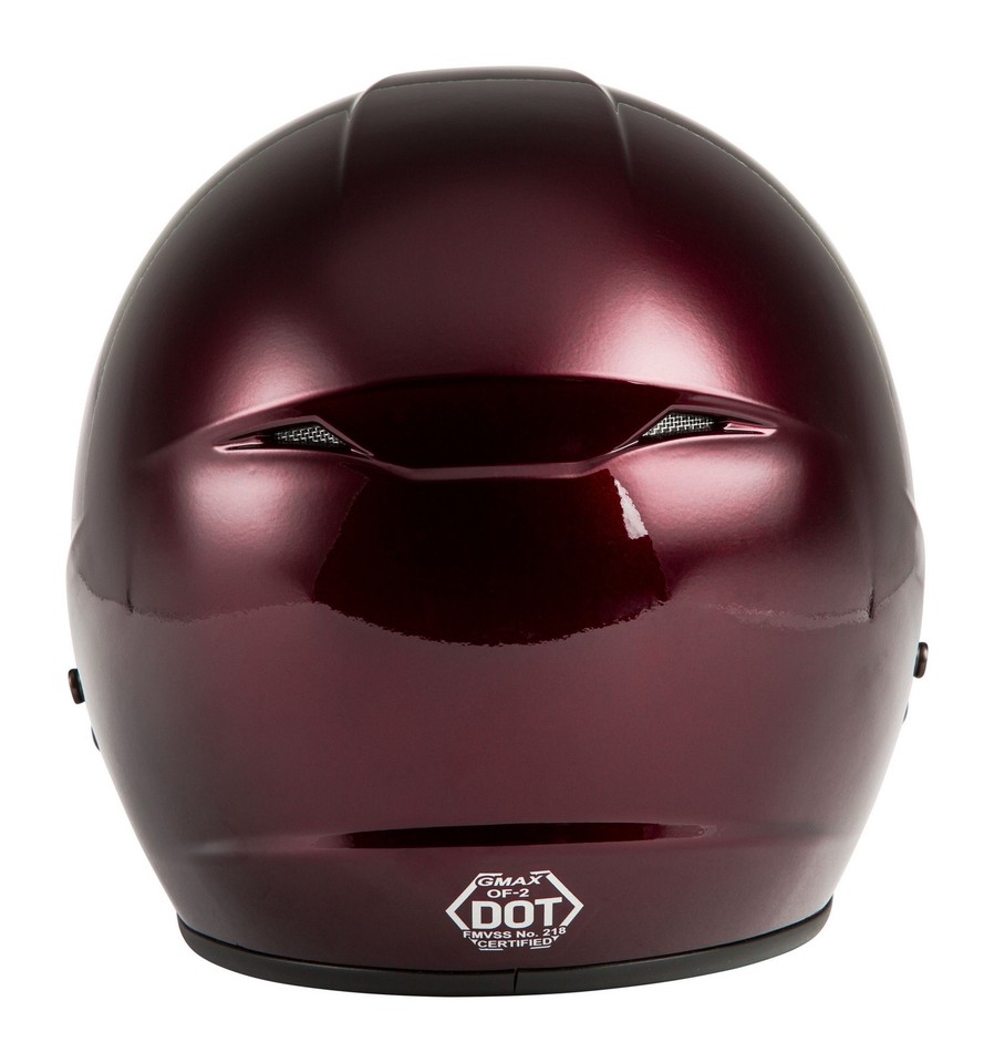 GMAX OF-2 Open Face Motorcycle Helmet Wine Red XXL | eBay