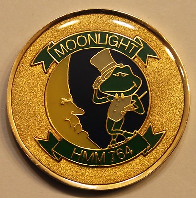 Marine Medium Helicopter Sq 764 HMM-764 Moonlighters Challenge Coin | eBay