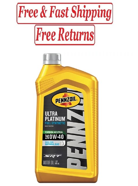 Pennzoil 550040856 Ultra Platinum 0 W 40 Full Synthetic Motor Oil 1 ...