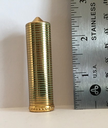 VTG ART DECO GOLD METAL AVON LIPSTICK TUBE “STUNNING PINK” GREAT ...