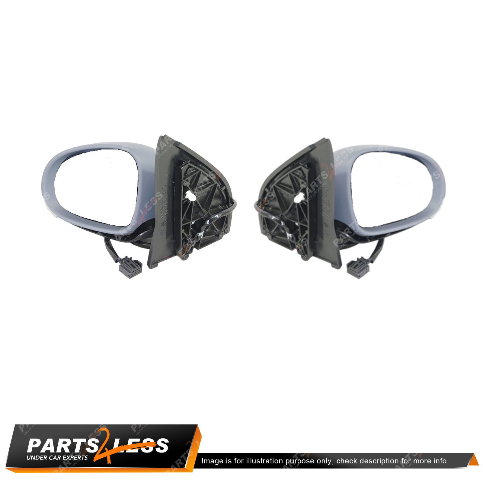 Right & Left Electric Door Mirror for Volkswagen Golf MK5 07/2004-09/ ...