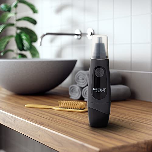ToiletTree Products Water Resistant Nose and Ear Hair Trimmer with LED ...
