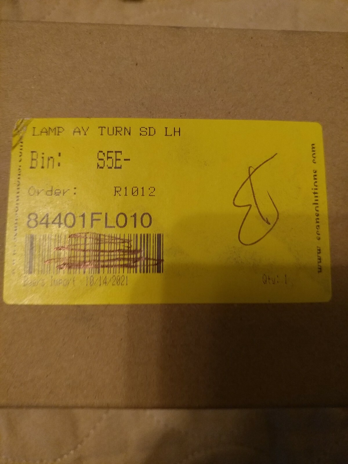 Genuine Subaru Signal Lamp 84401FL010 | eBay