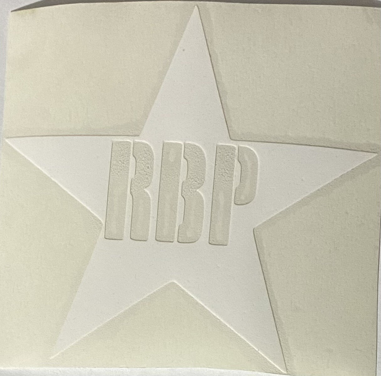 White RBP Decal Sticker | eBay