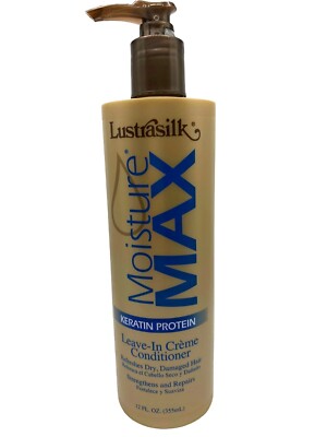Lustrasilk Moisture Max Keratin Protein Leave-In Creme Conditioner 12 ...