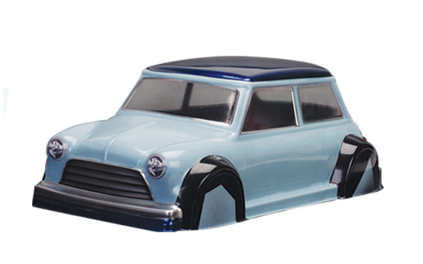 Classic Mini Cooper S Clear Body Shell for 1:10 RC MINI Tamiya M07 BM01 ...