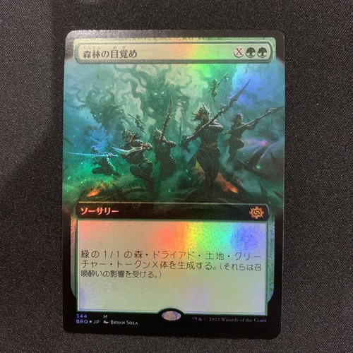 Foil Awaken the Woods Alternate Frame Japanese BRO-BF MTG NM | eBay