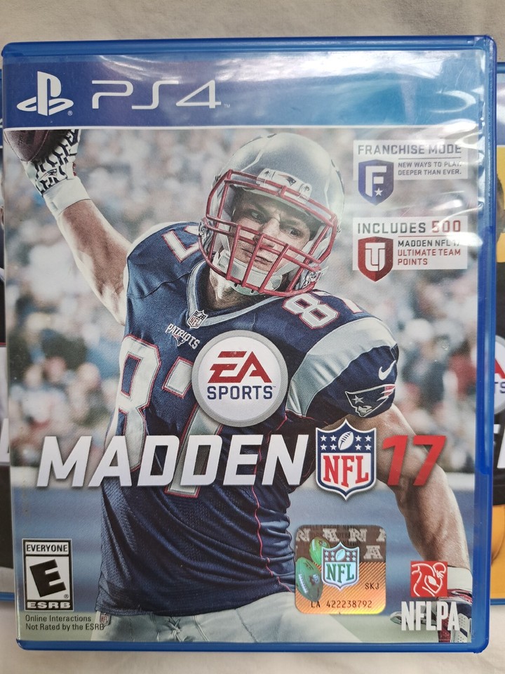PS4 Playstation Lot of 3 Madden 17 18 19 NFL Football Video Games Rated ...
