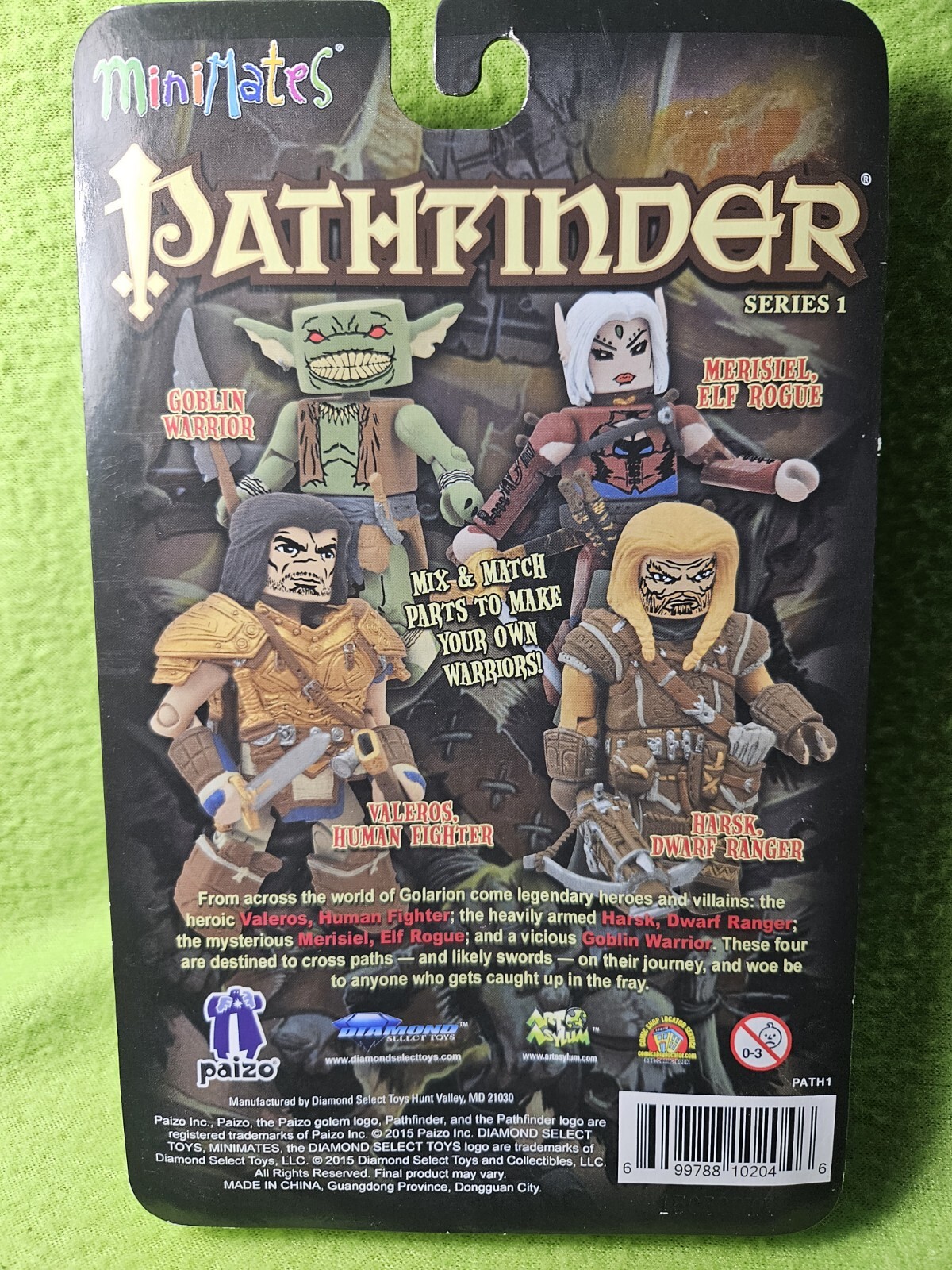 Pathfinder Minimates Box Set (4 figures - Goblin + Human + Elf + Dwarf ...