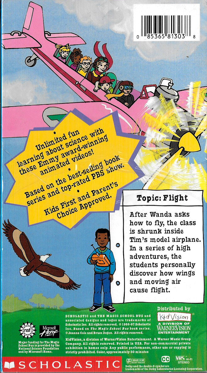 Magic School Bus, The - Taking Flight (VHS, 1997) for sale online | eBay