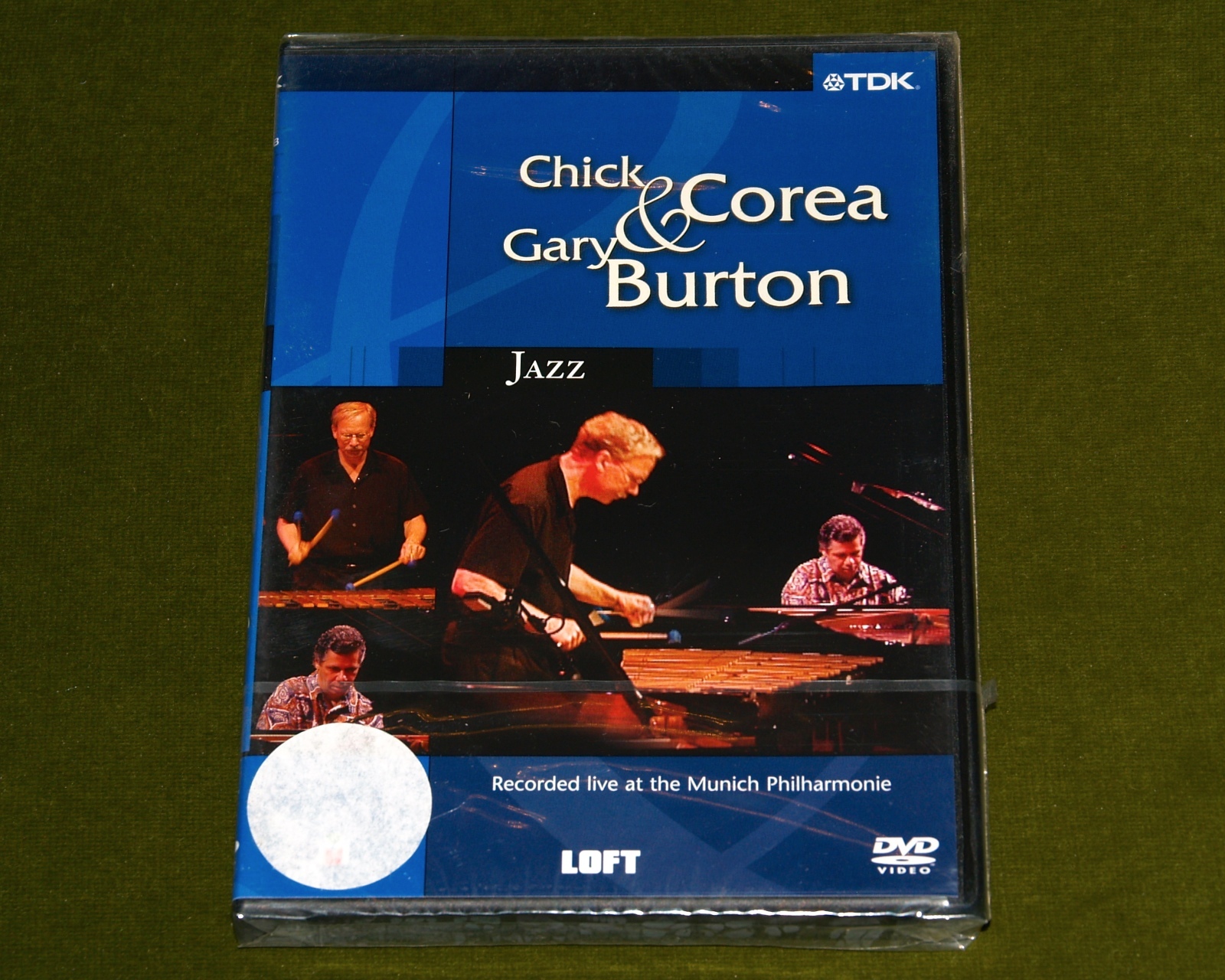 CHICK COREA GARY BARTON TDK DVD LIVE AT MUNICH PHILHARMONIE GERMANY ...