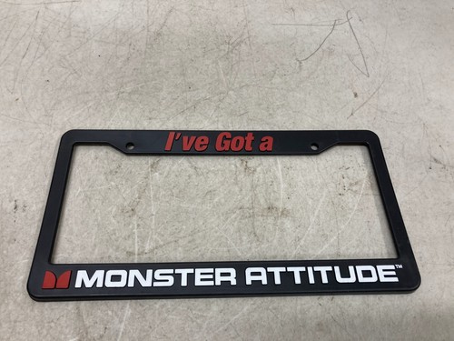 I've Got A Monster Attitude License Plate Frame | eBay