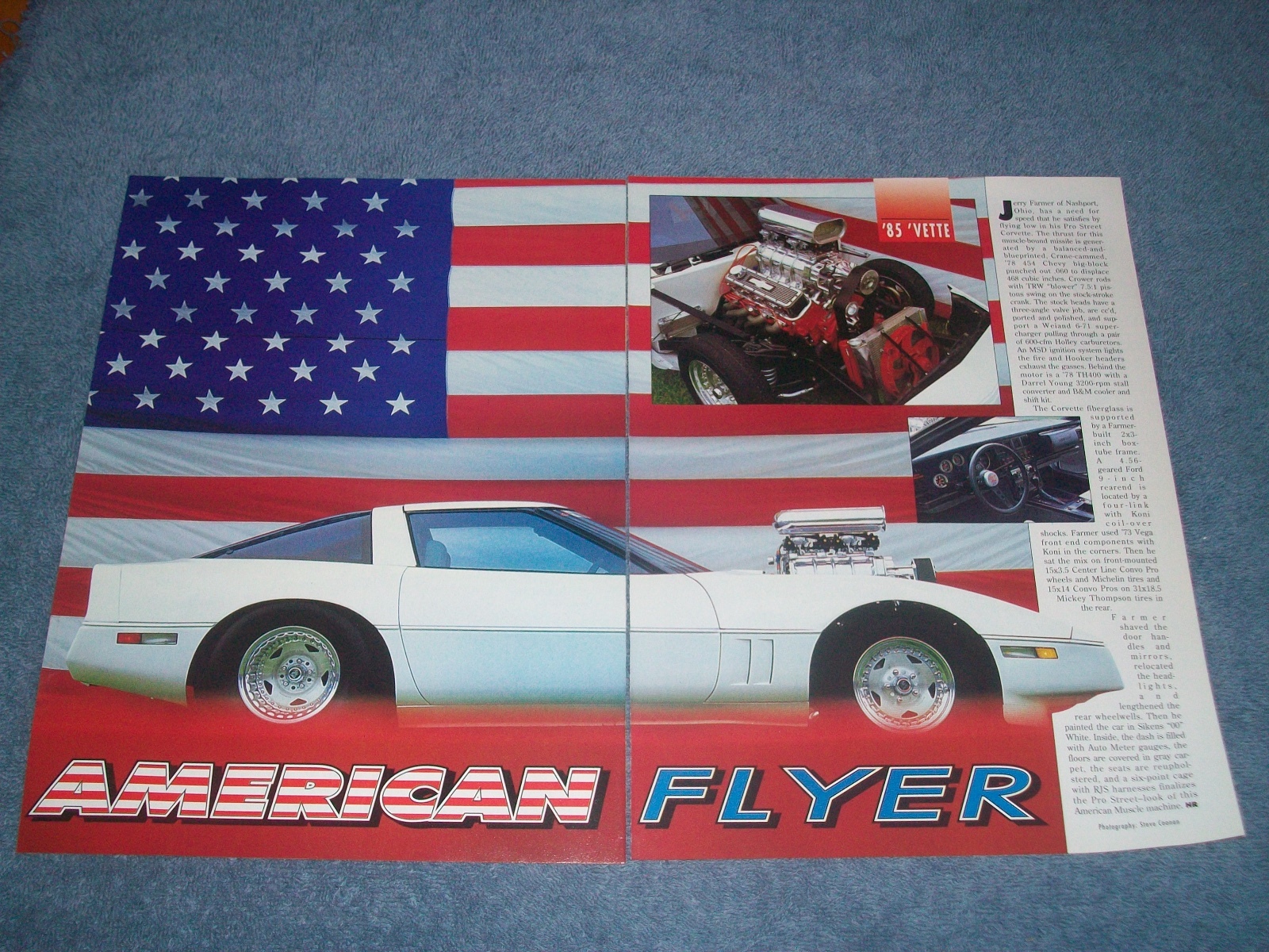 1985 Corvette Vintage Pro Street Article "American Flyer" | eBay