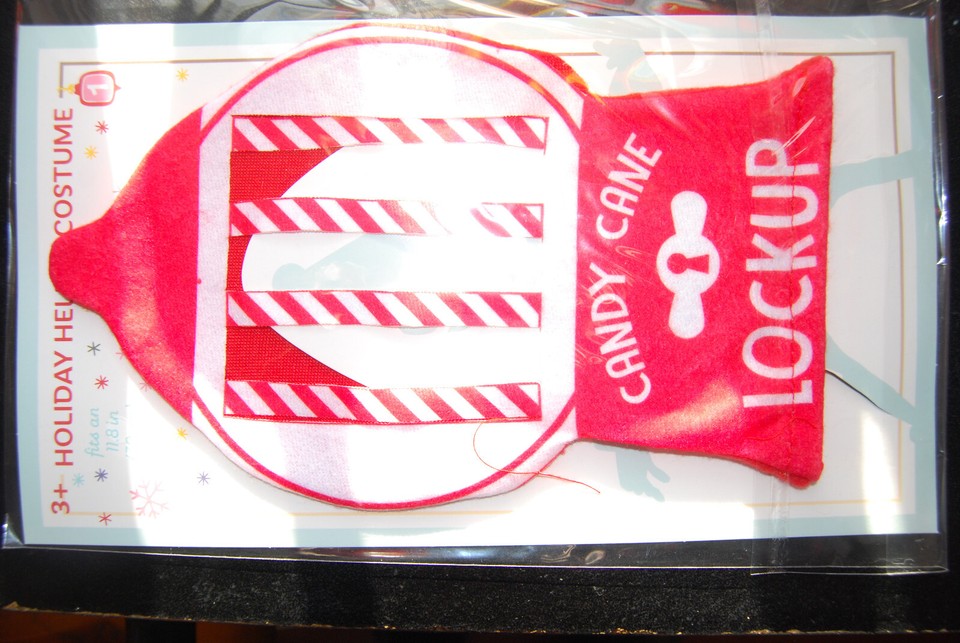 male ken doll candy cane lock up holiday Christmas throw costume outfit ...