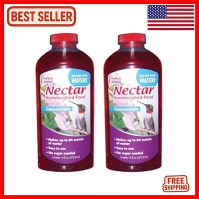 Hummingbird Nectar Food Concentrate - Easy Mix for Vibrant Feathered ...