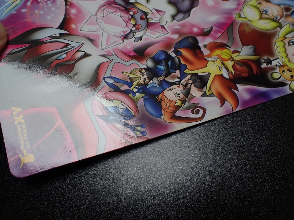 Jumbo Pokemon Card Board 2014 Diancie Movie Mega Charizard Gengar etc ...
