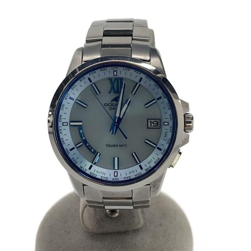 CASIO Solar watch OCEANUS Analog SLV SLV | eBay