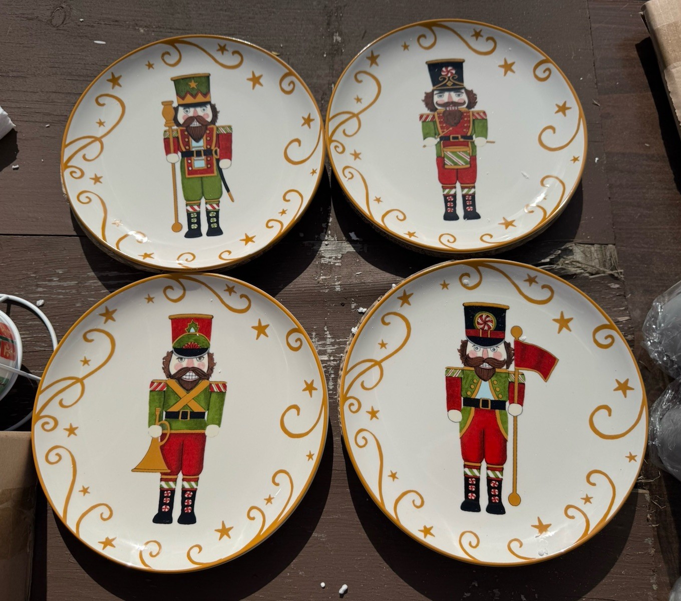 Certified International Holiday Magic Nutcracker Plates Set Of 4 NIB ...