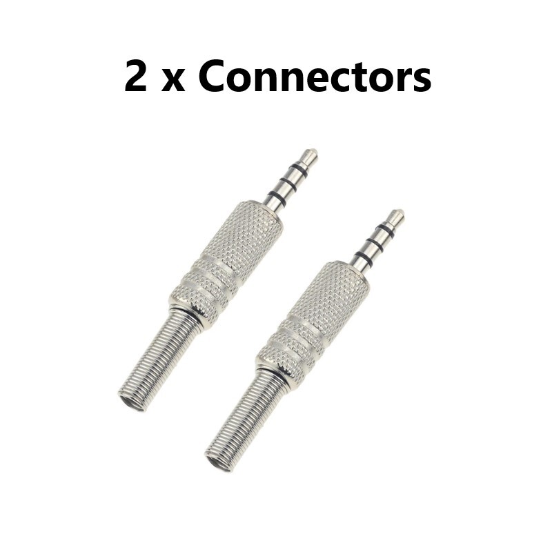 3.5mm 4 Pole Male Jack Plug Replacement DIY Audio Video Soldering ...