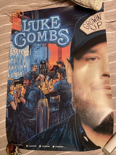 Luke Combs Poster 90 x 60 cm’s | eBay Australia