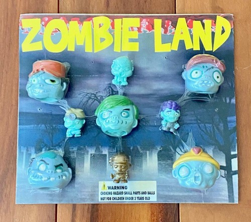 Vintage Gumball Vending Coin Op Toy Machine Prize Display Card Zombie ...
