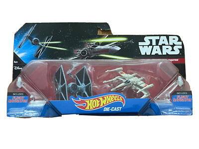 Hot Wheels Star Wars TIE Fighter vs. X-Wing Vehicle 2-Pack Die-cast | eBay