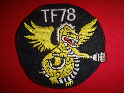 Vietnam War TF-78 (Task Force 78) US 78th Aviation Battalion Patch ...