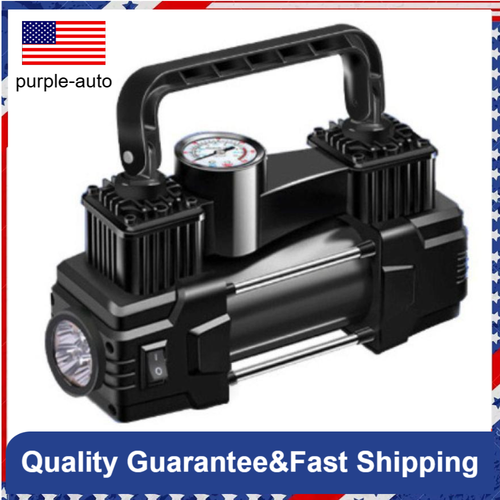 Auto Heavy Duty Portable Air Compressor Car Tire Inflator Electric Pump ...