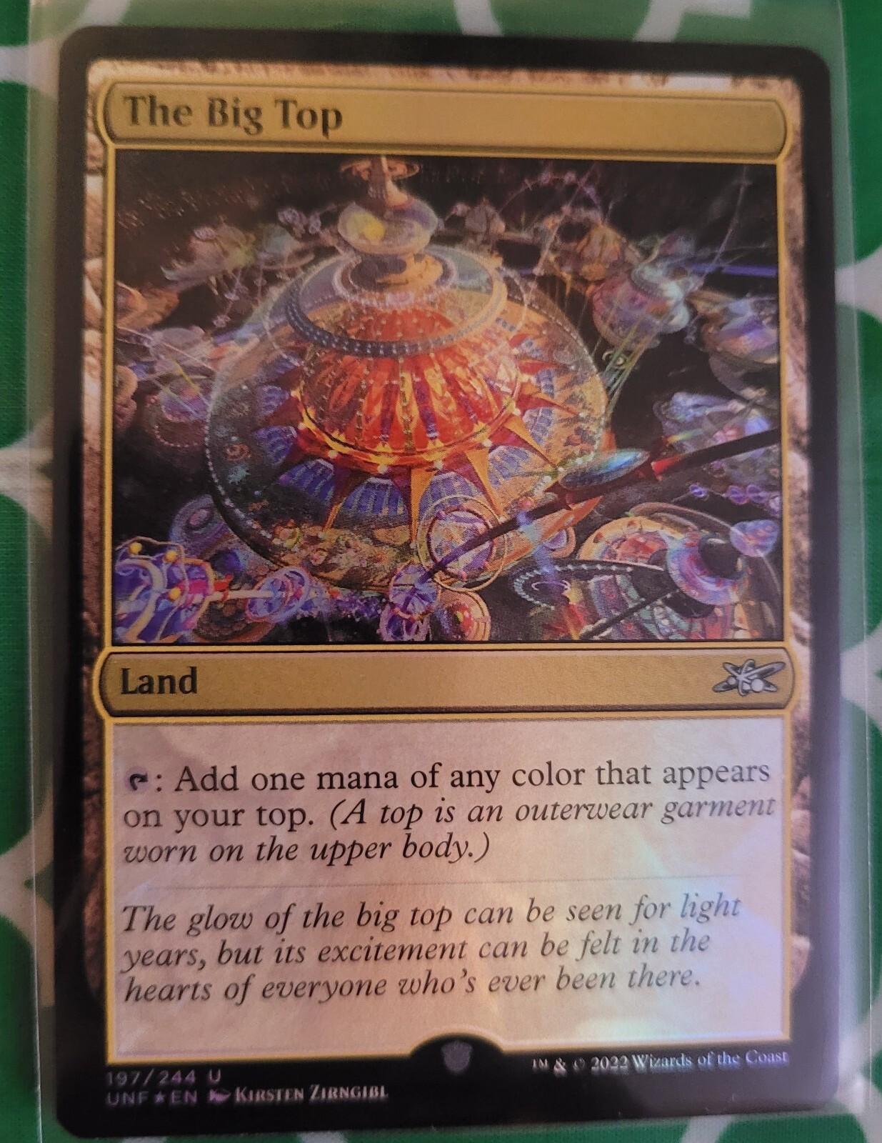 2022 WOTC MTG Unfinity #197 The Big Top *foil* uncommon card | eBay