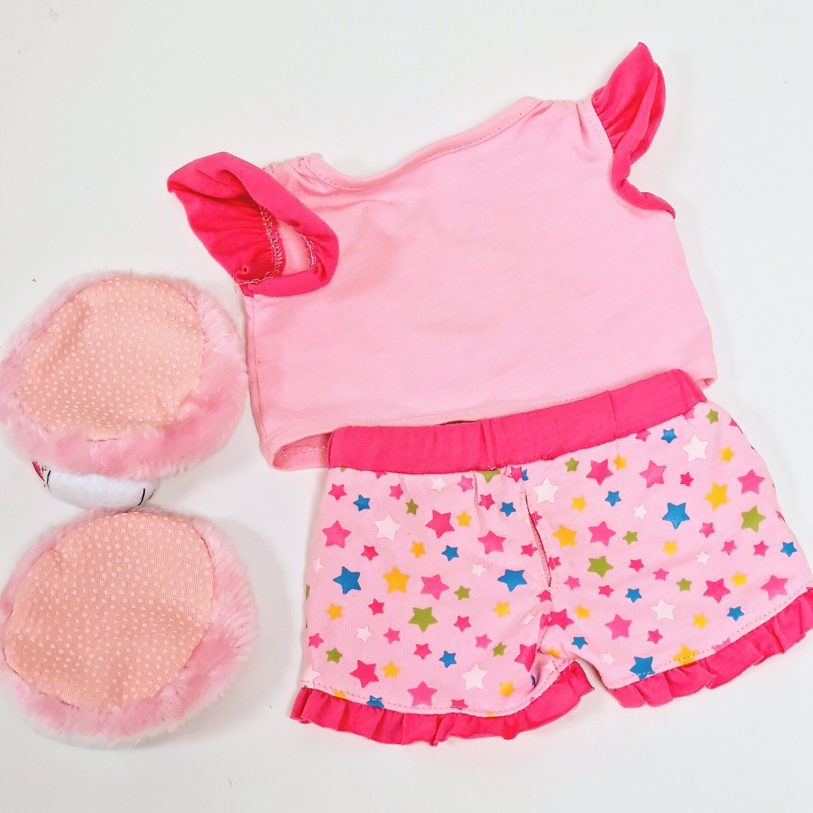 Build A Bear Sanrio Hello Kitty Pink Stars Pjs & Slipper Bundle | eBay