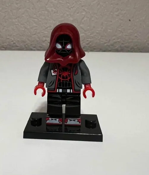 Custom 3rd Party Brick Minifigure Miles Morales - Into The Spider-Verse ...