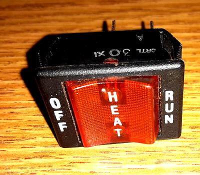 OSLO CRTL30XI Rocker Switch AMBER Illuminated DOUBLE Pole | eBay