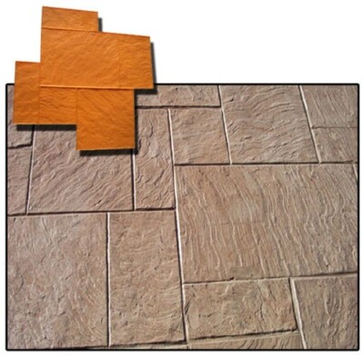 Decorative Concrete floor Cement Plaster Imprint texture Stamp Mat | eBay