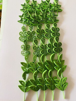 DIY Paper Quilling Leave Bunch Handmade Scrapbooking Craft Wall Art New ...