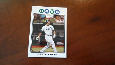 2008 TOPPS # 640 CARLOS PENA BASEBALL CARD | eBay