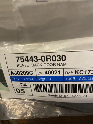 75444-0R030 "AWD" Nameplate Badge Emblem 2013-2015 RAV4 OEM | eBay