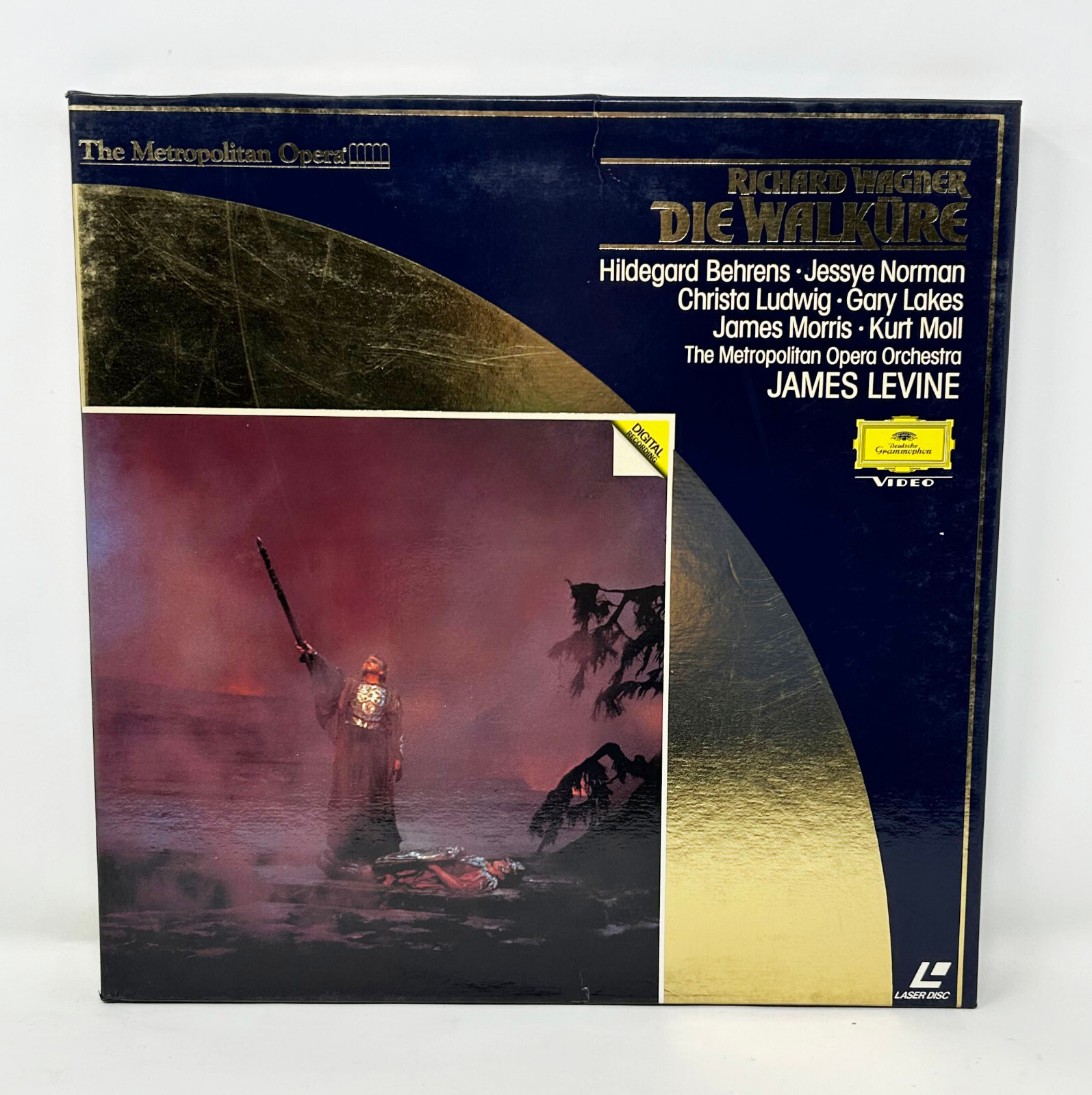Die Walkure Richard Wagner LaserDisc Box Set 72519-1 Levine Morris Moll ...