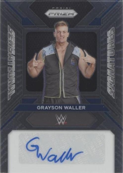 2024 Panini Prizm WWE - Sensational Signatures Grayson Waller #SS-GWA ...