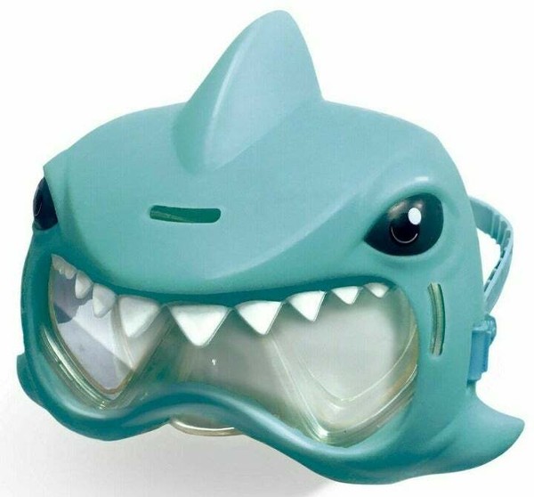 Shark Swim Mask Goggles and Water Gun Combo Kids Aqua Creatures Pool ...