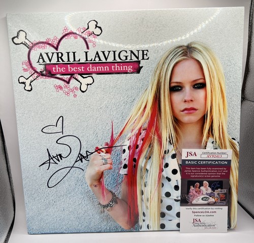 AVRIL LAVIGNE SIGNED THE BEST DAMN THING VINYL LP - JSA COA | eBay