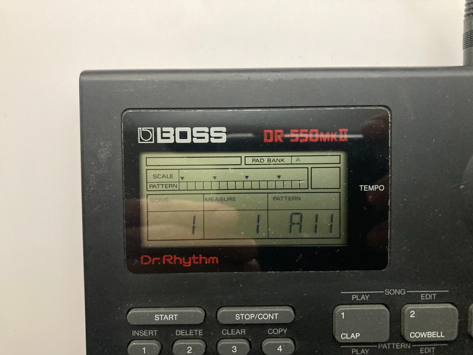 BOSS DR-550 MKII Dr. Rhythm MK2 Drum Rhythm Machine Tested Working from ...