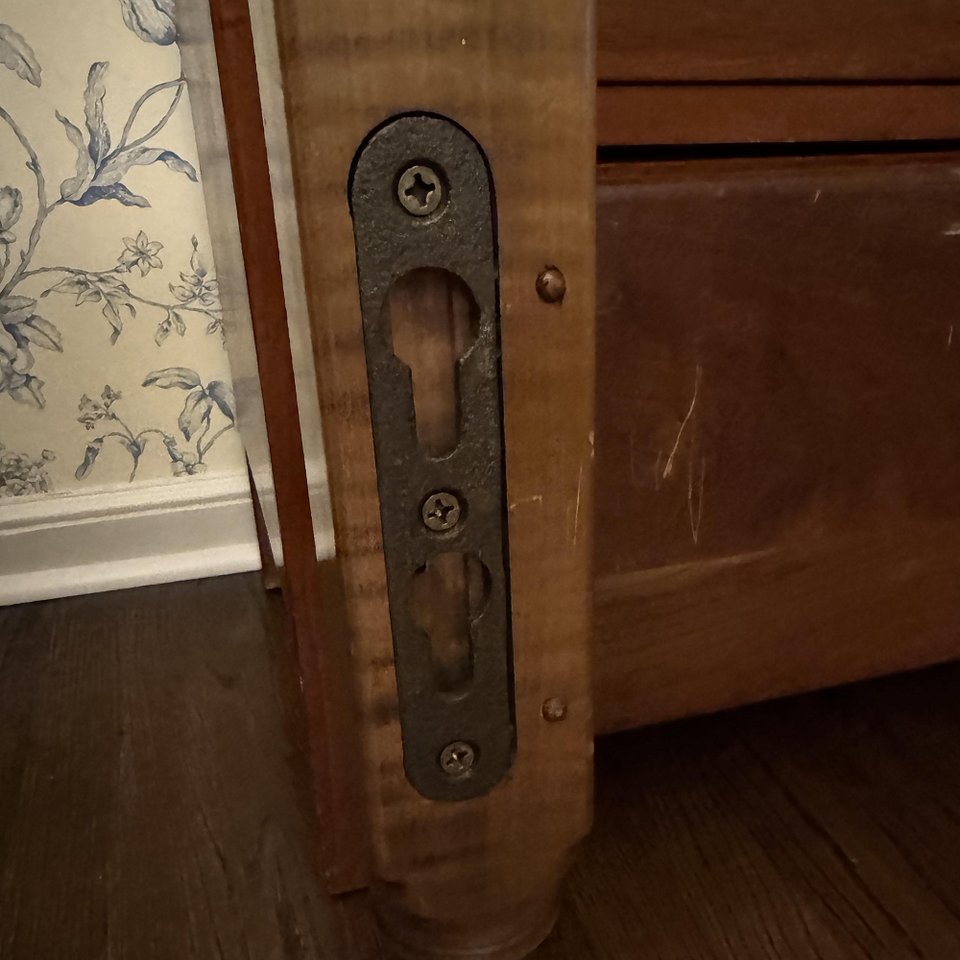 Bed Snap 900 Heavy-Duty Flat Wood Bed Frame Rail Fitting with Screws ...