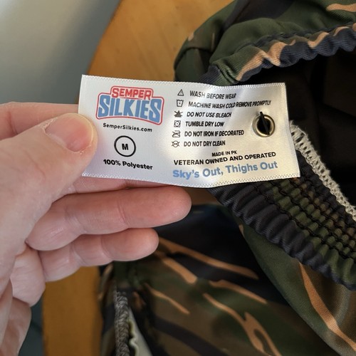 Semper Silkies Mens (M) Short Shorts Lined Marines Ranger Panties ...